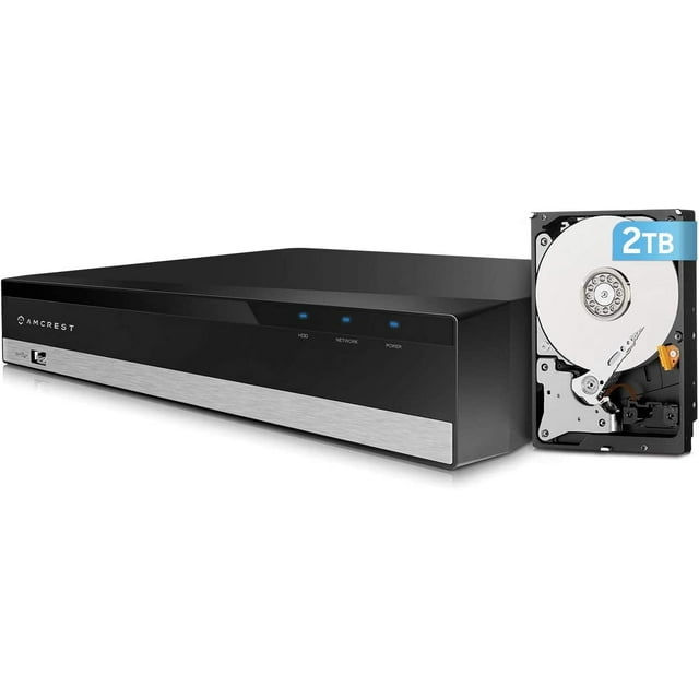 Amcrest 4K UltraHD 8Ch AI DVR Home Surveillance, 8MP, Analog & IP ...