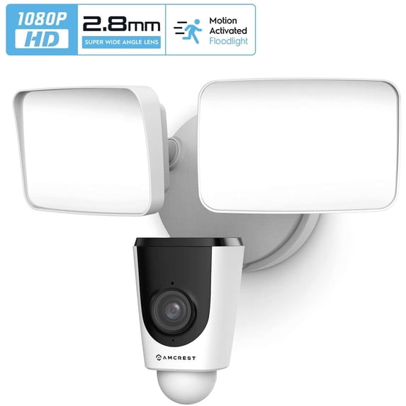 Amcrest SmartHome 1080p Wi-Fi Outdoor Security Camera with Alexa ...