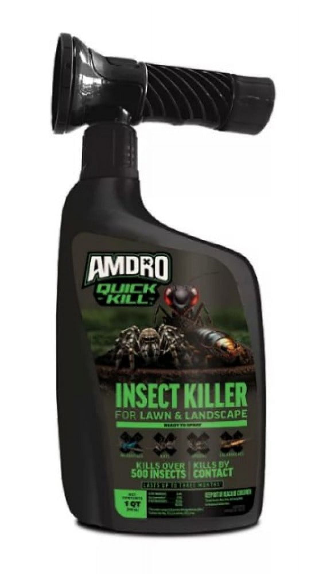 Amdro Quick Kill Outdoor Insect Killer, Kills over 500 Insects, Ready ...
