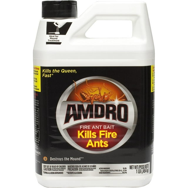 Amdro Fire Ant Bait, Outdoor Granules, Hydramethylnon, Kills Queen & Colony, 1 Lb. - Walmart.com
