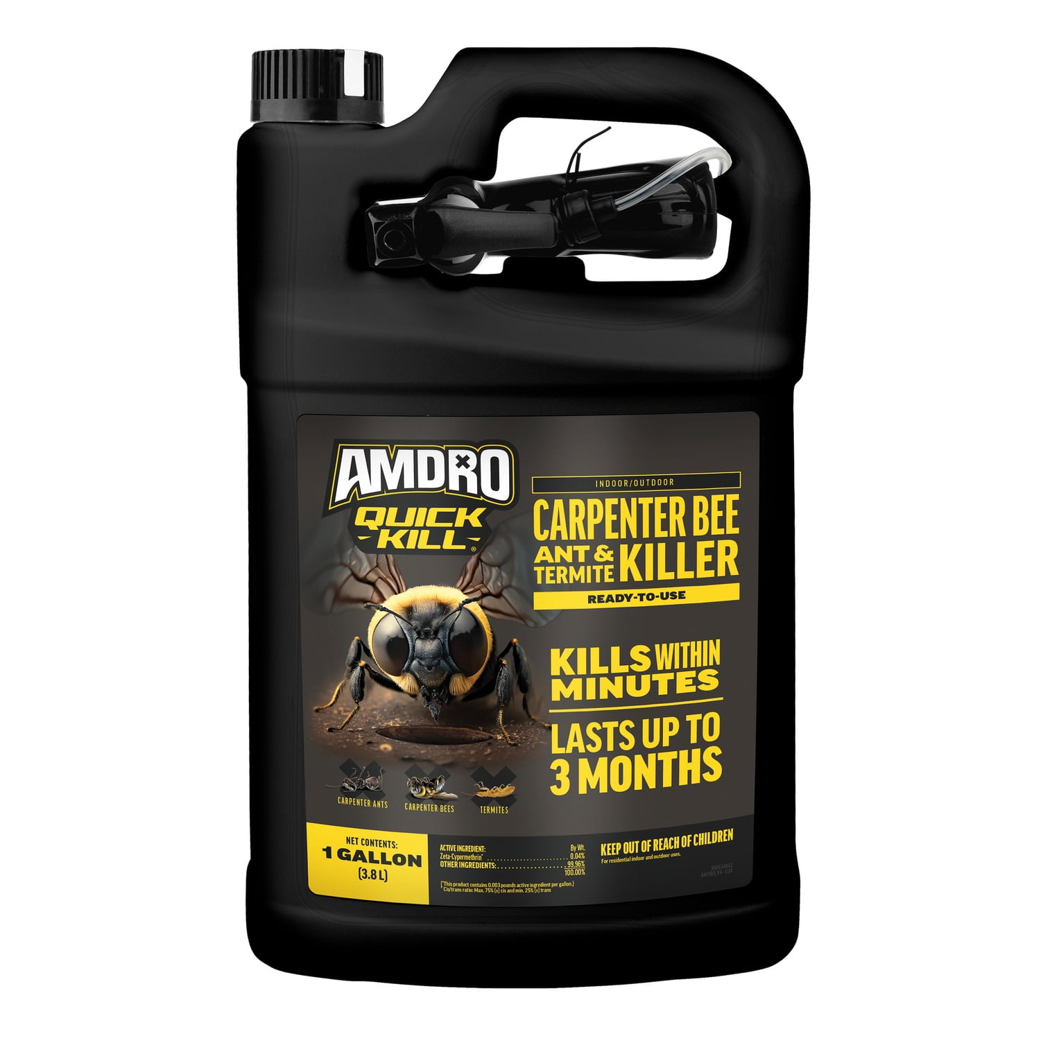 Amdro Quick Kill Outdoor Insecticide Spray, Carpenter Bee, Ant ...