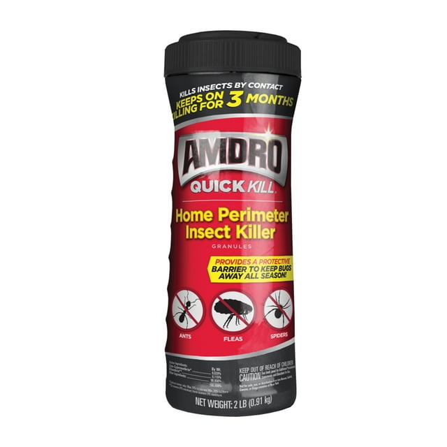 Amdro Quick Kill Home Perimeter Insect Killer Granules, 2 lbs Treats up ...