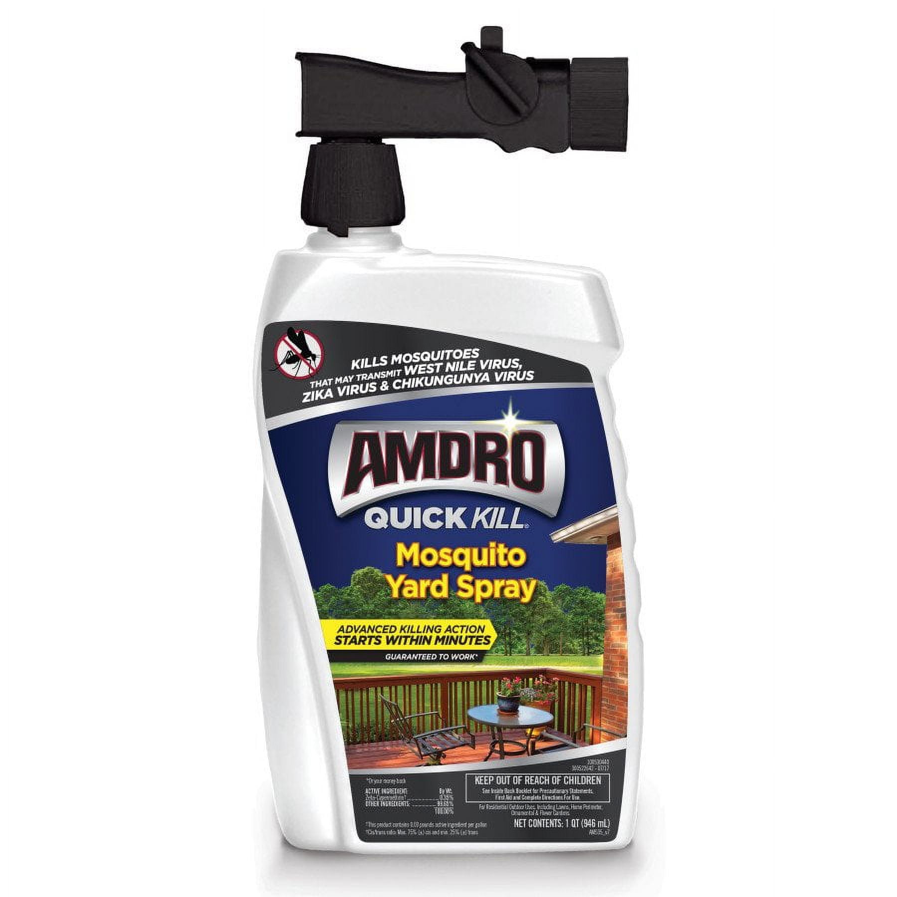 Amdro Quick Kill Mosquito Yard Treatment Ready To Spray 32oz - Walmart.com