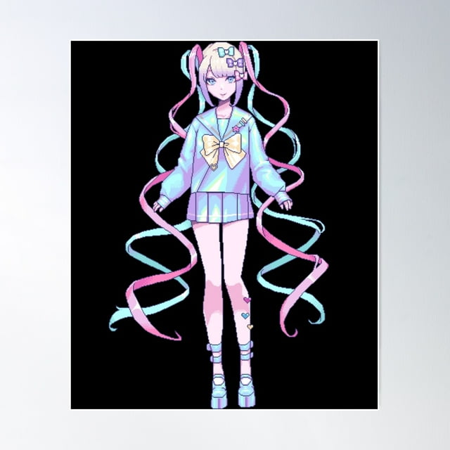 Ame/Kangel (Needy Streamer Overload) Poster Wall Art, Modern Wall Decor ...