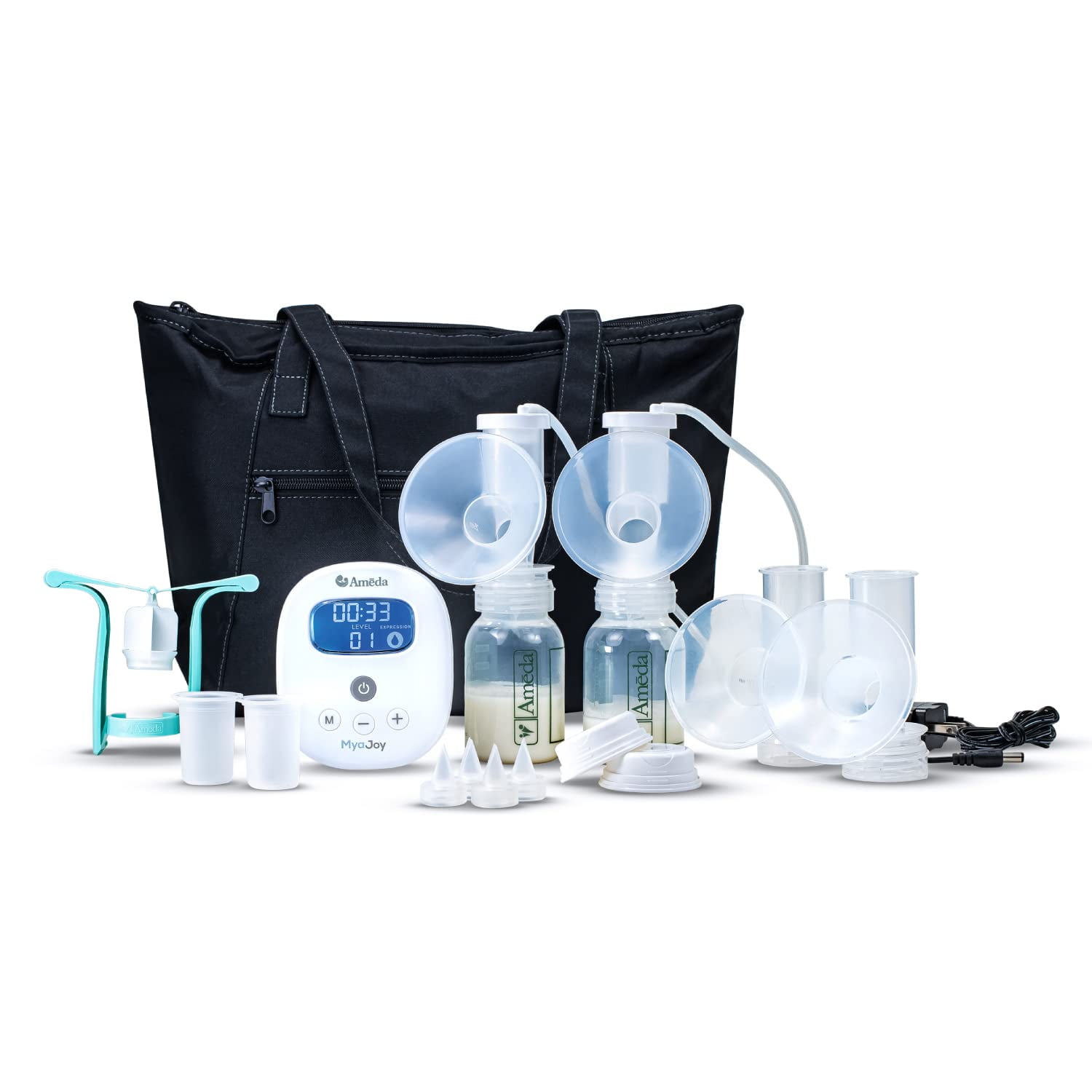 Ameda Mya Joy Double Electric Breast Pump Breast Pump Bag And Manual