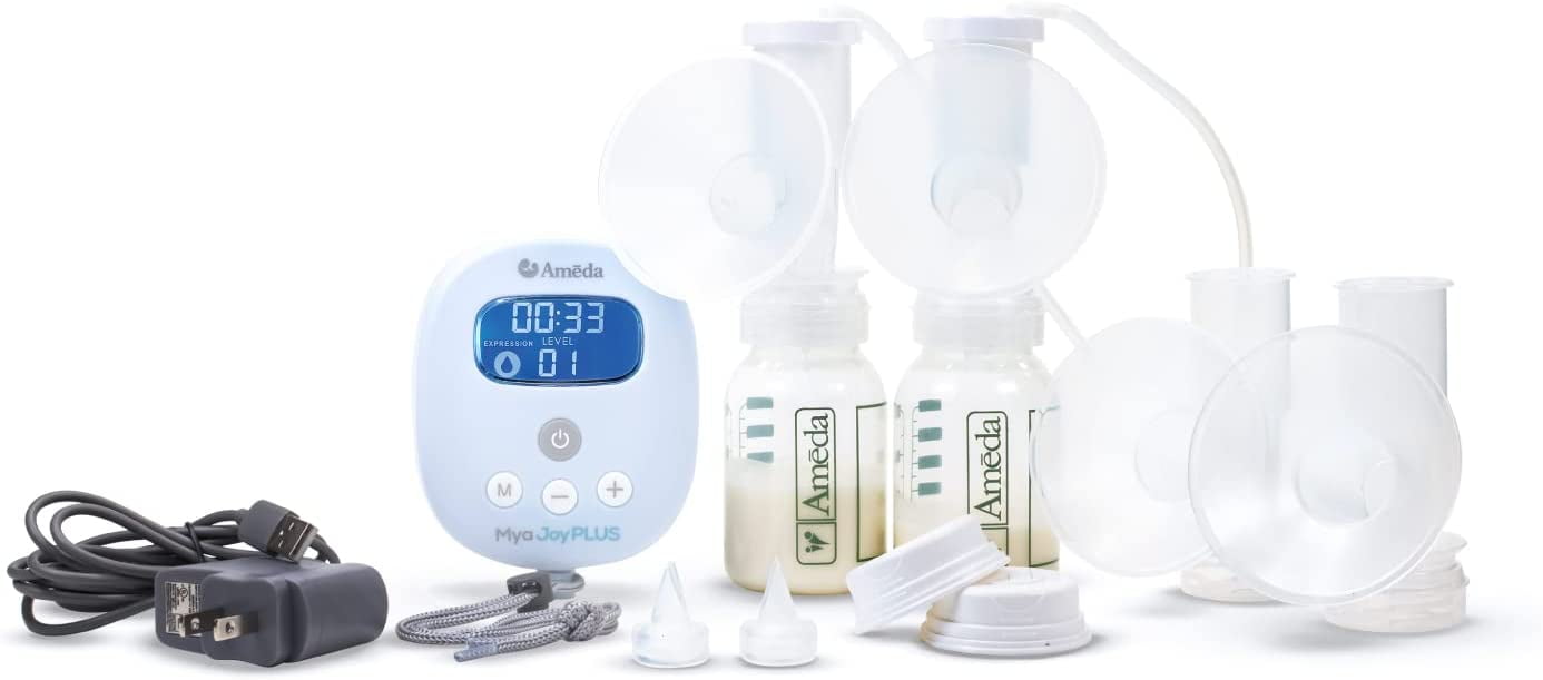 Ameda MYA Joy Plus Double Electric Rechargeable Breast Pump, Hospital ...