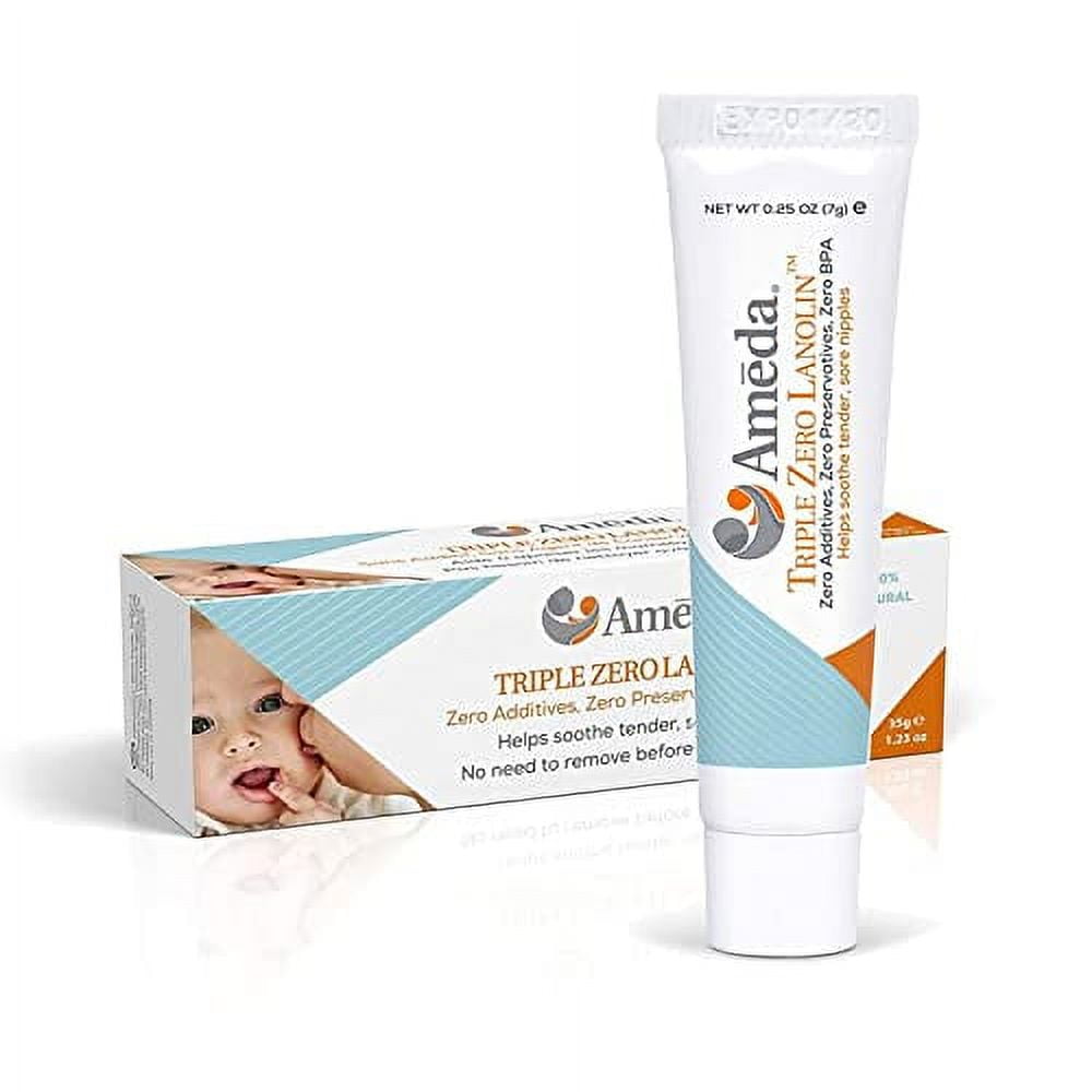 Ameda Triple Zero Lanolin Nursing Cream, 35g/1.2oz - Walmart.com