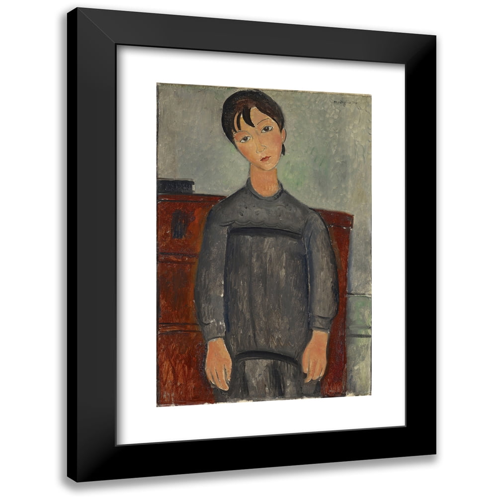 Amedeo Modigliani 11x14 Black Modern Framed Museum Art Print Titled ...