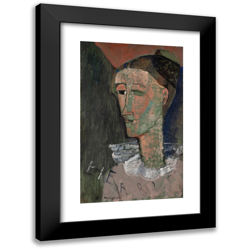 Amedeo Modigliani 11x14 Black Modern Framed Museum Art Print Titled ...