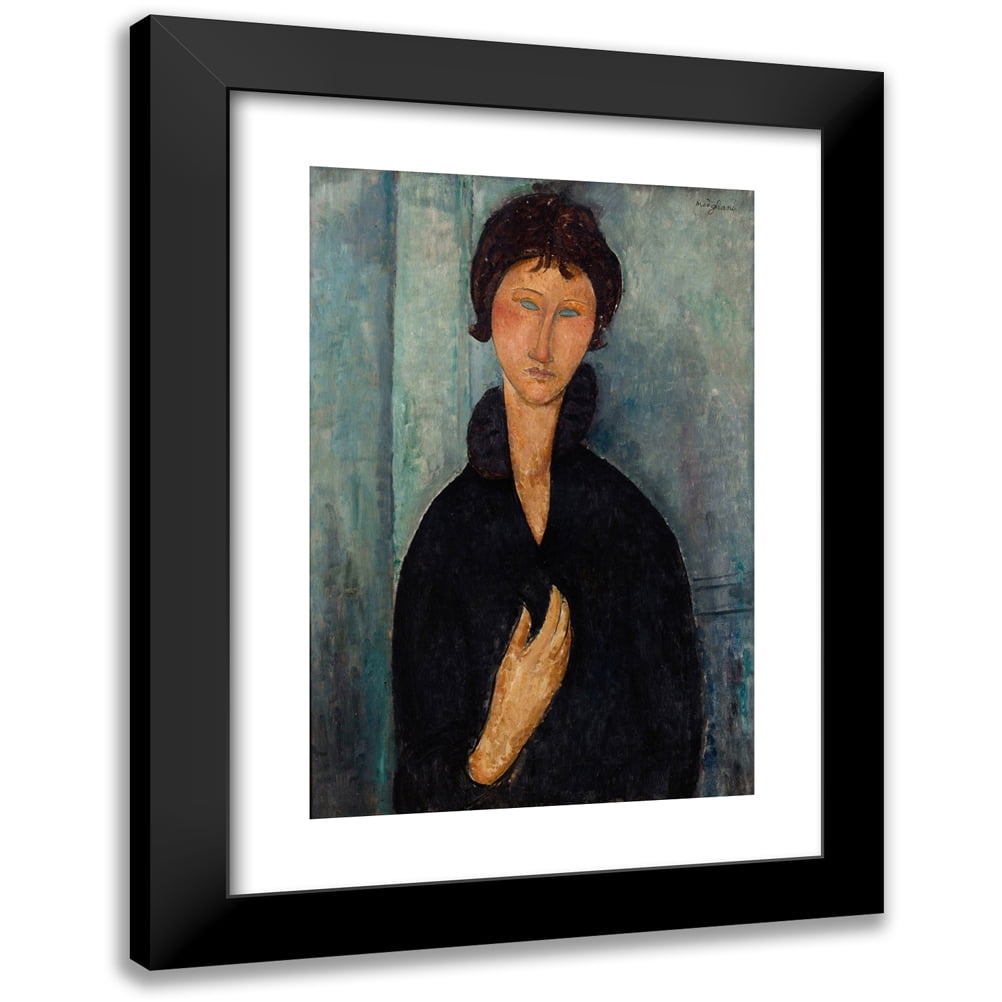 Amedeo Modigliani 13x18 Black Modern Framed Museum Art Print Titled ...