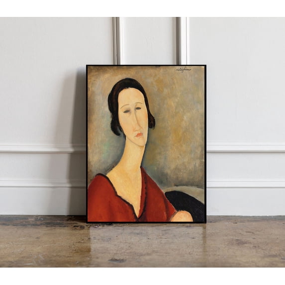 Amedeo Modigliani Poster Amedeo Modigliani Print Amedeo Modigliani Wall ...