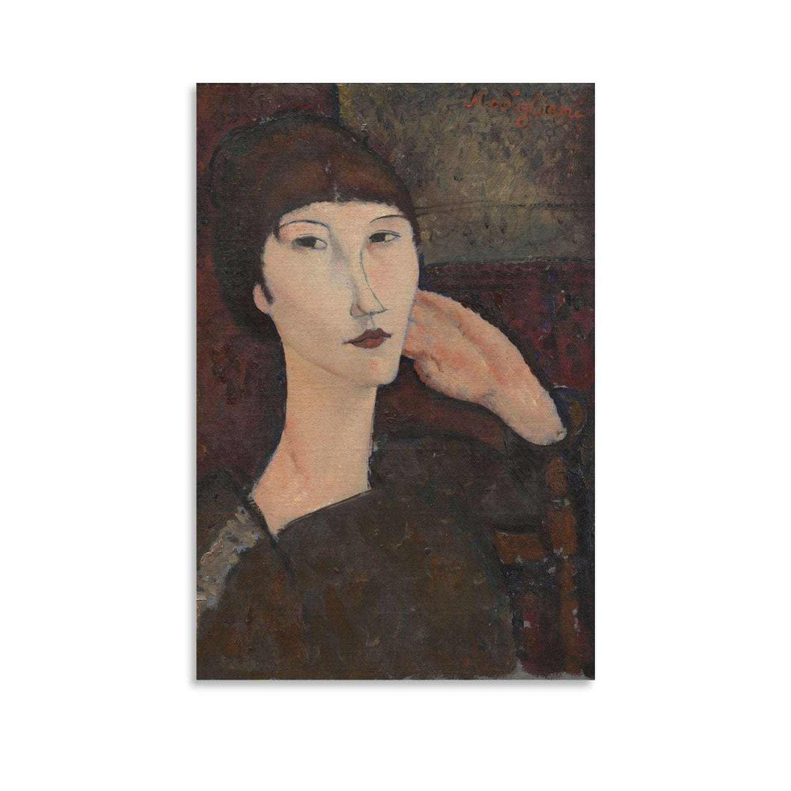 Amedeo Modigliani Print Painting (2) Painting On Canvas Wall Art Poster Scroll Picture Print ...