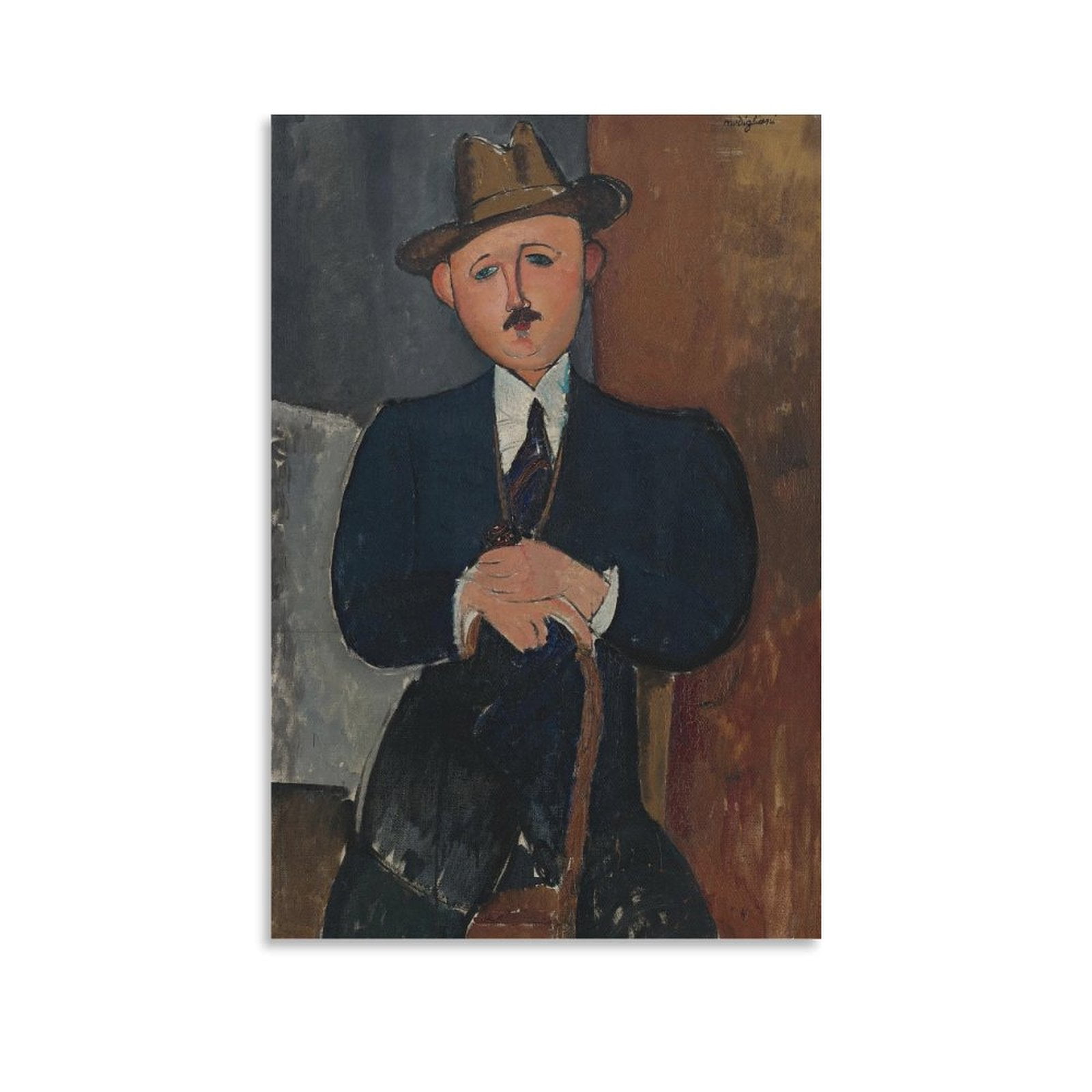 Amedeo Modigliani Print Painting (58) Canvas Art Poster and Wall Art ...