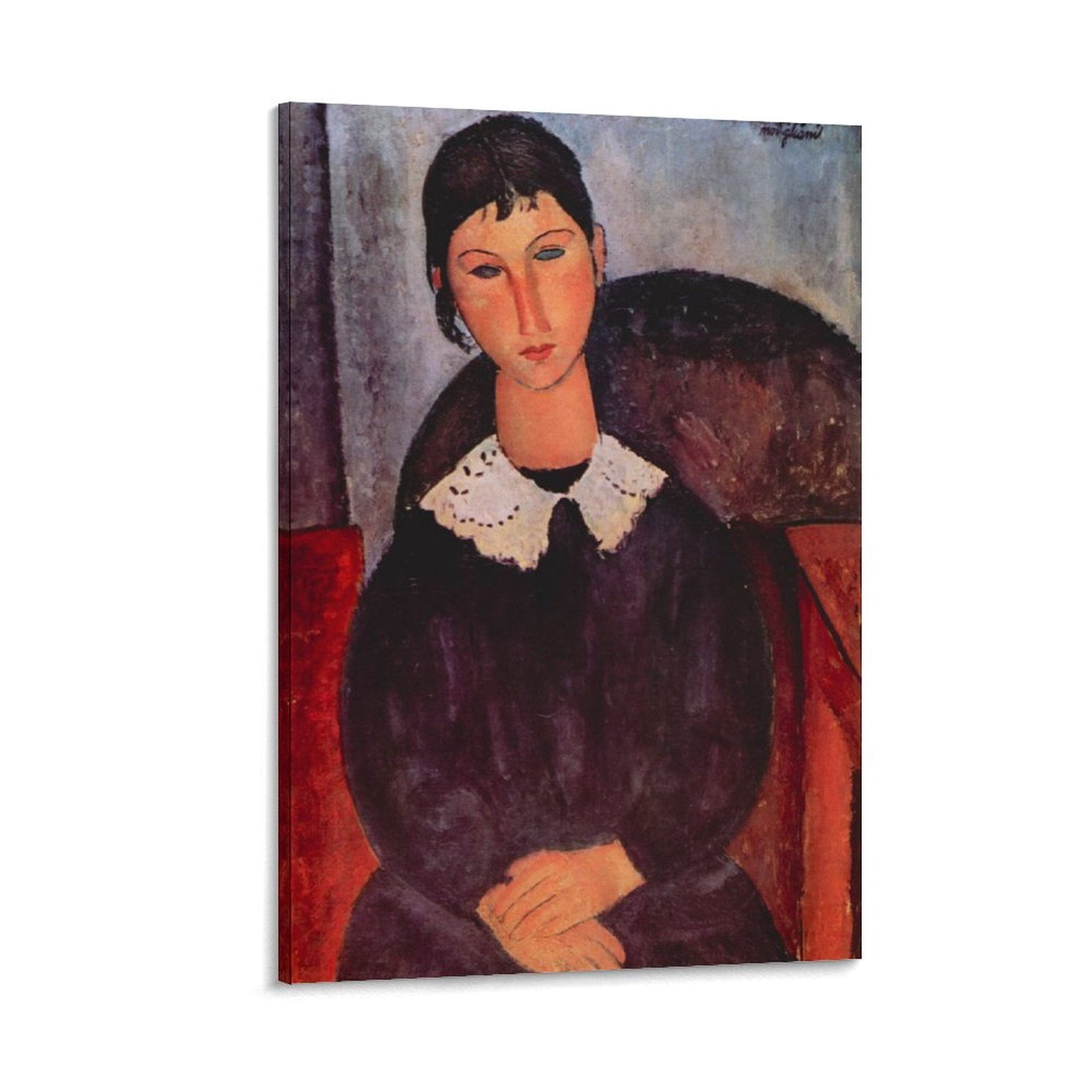 Amedeo Modigliani Print Painting Elvira with A White Collar Posters ...
