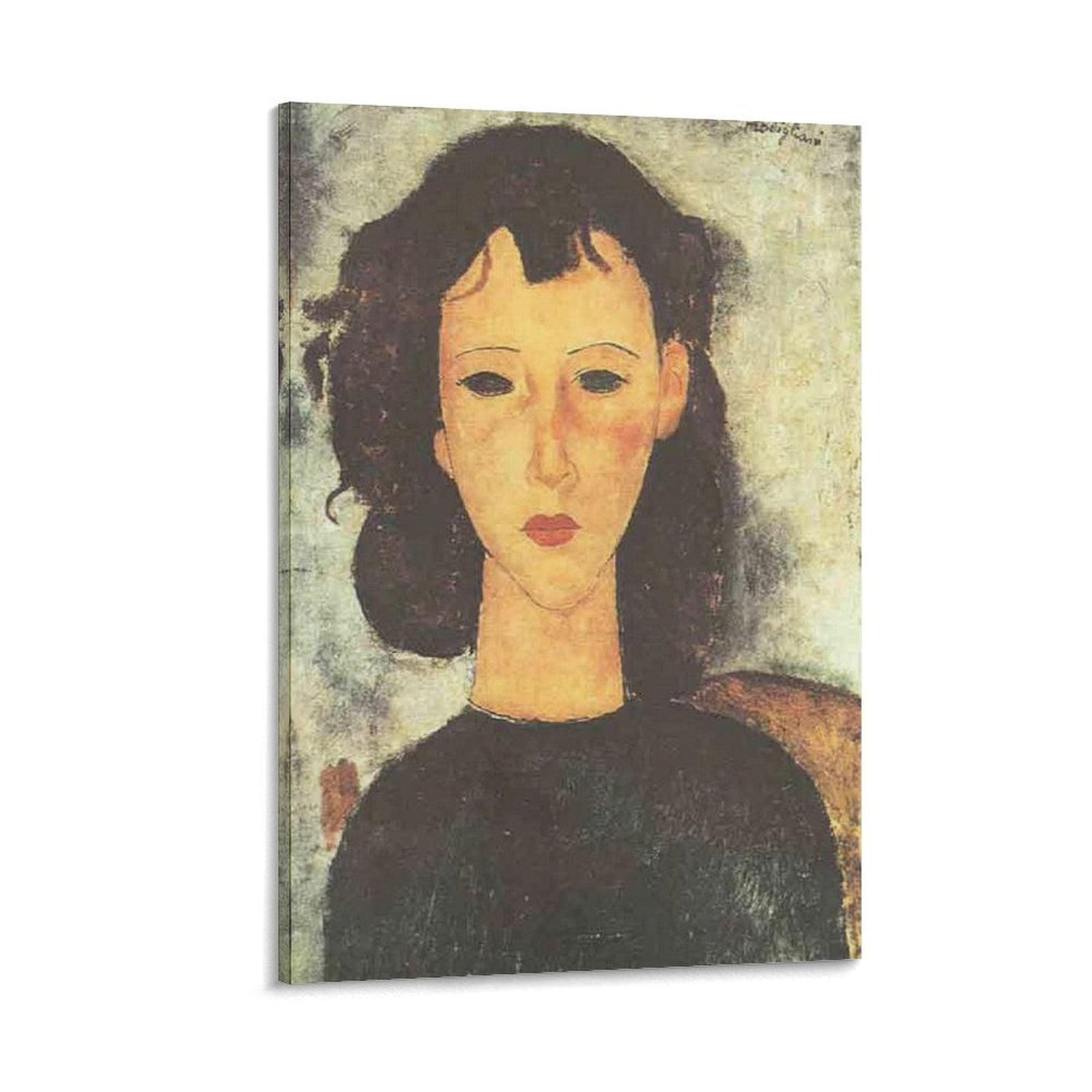 Amedeo Modigliani Print Painting Portrait of A Girl Room Aesthetic ...
