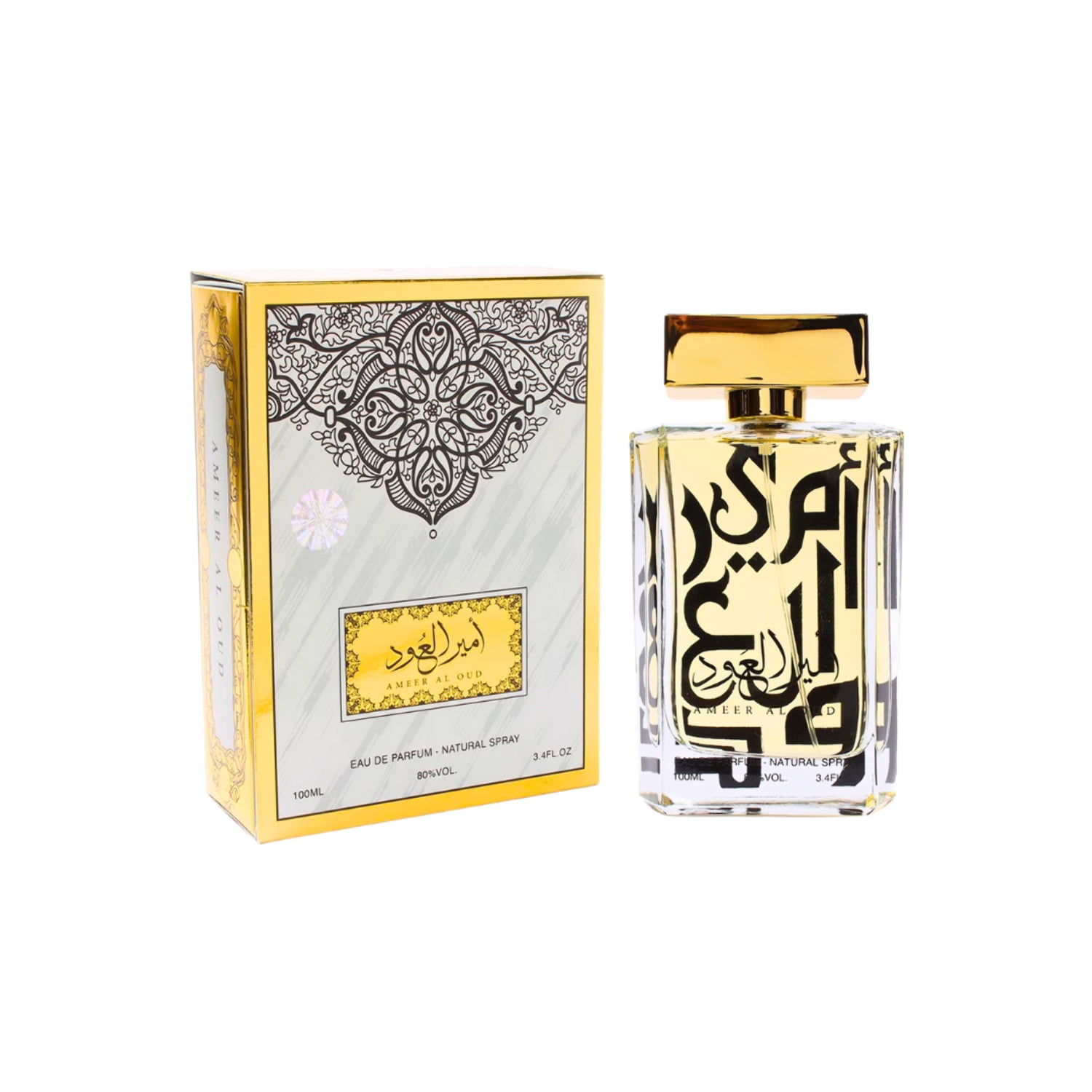 Ameer Al-Oud Gold 100ml 80%Vol - Natural spray almas perfumes - Walmart.com
