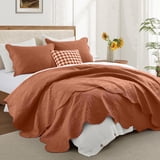 Ameha 3 Piece Reversible Quilt Set Ultra Soft Floral Coverlet ...