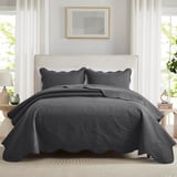 Ameha 3 Piece Reversible Quilt Set Ultra Soft Floral Coverlet ...