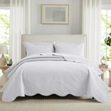 Ameha 3 Piece Reversible Quilt Set Ultra Soft Floral Coverlet ...