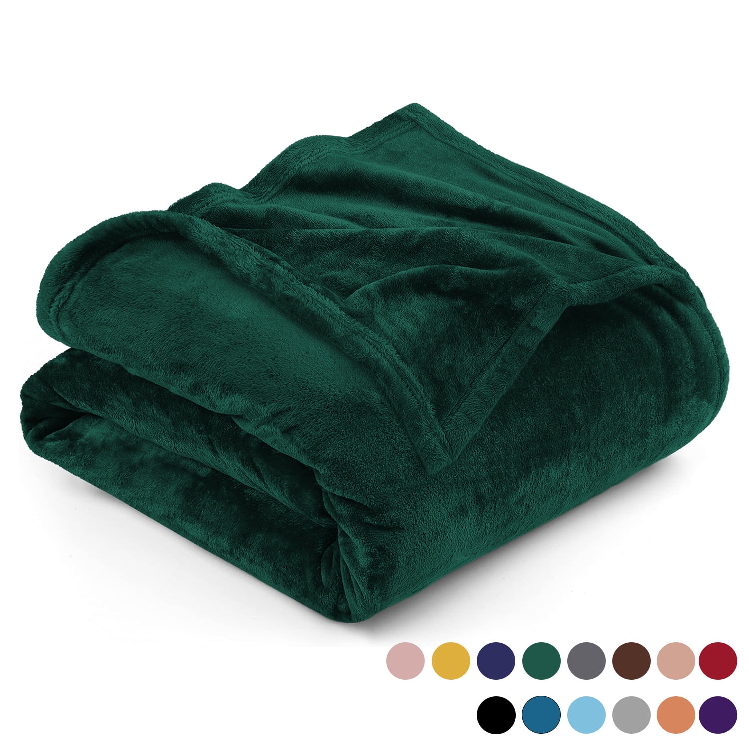 Ameha Microplush Fleece Blanket Cozy for Bed and Throw 310 GSM Soft ...
