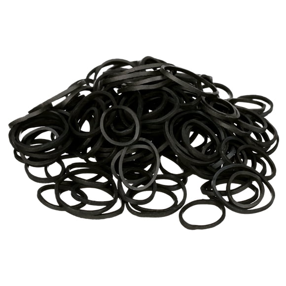 Black Hair Rubber Bands