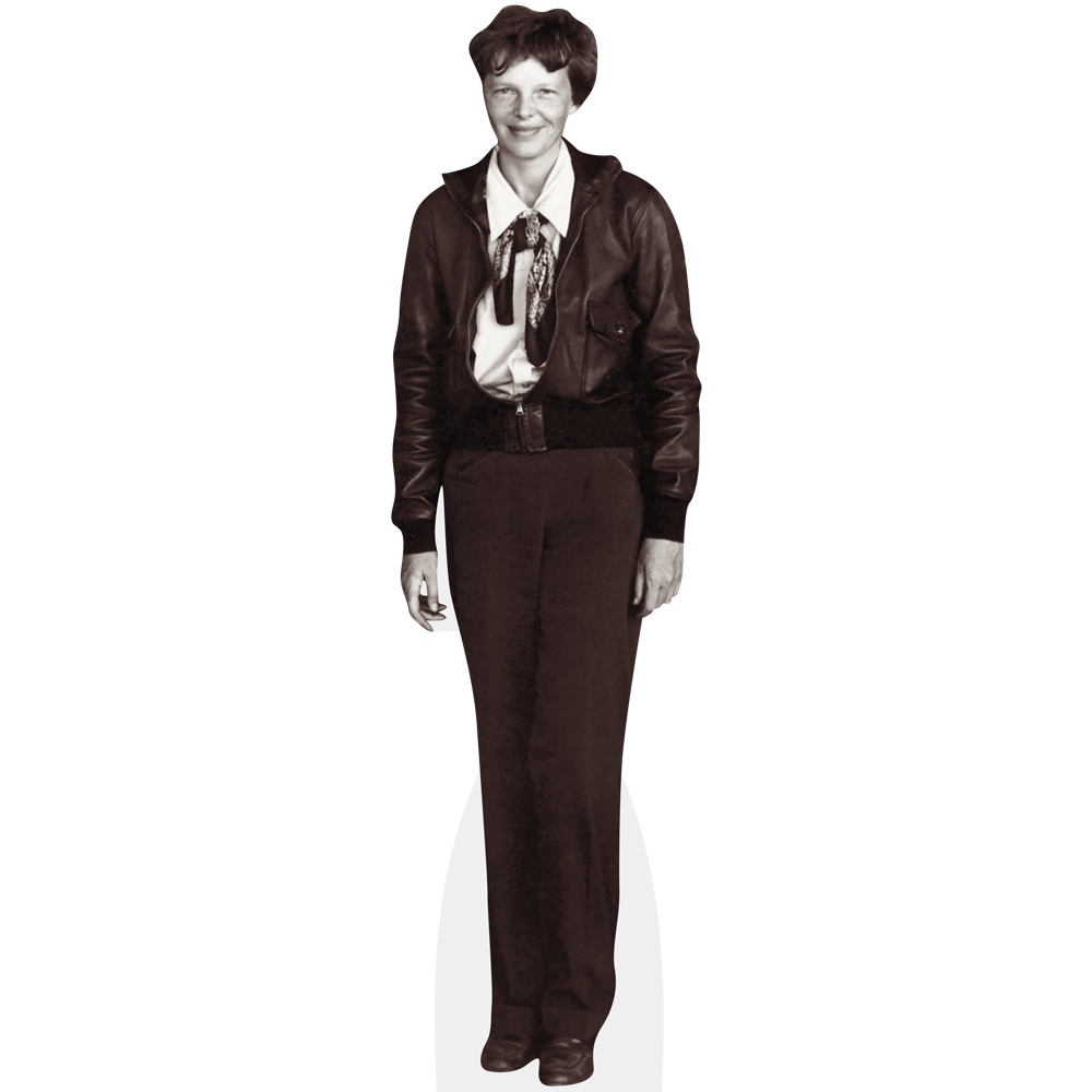 Amelia Earhart (BW) Mini Cardboard Cutout Standee - Walmart.com