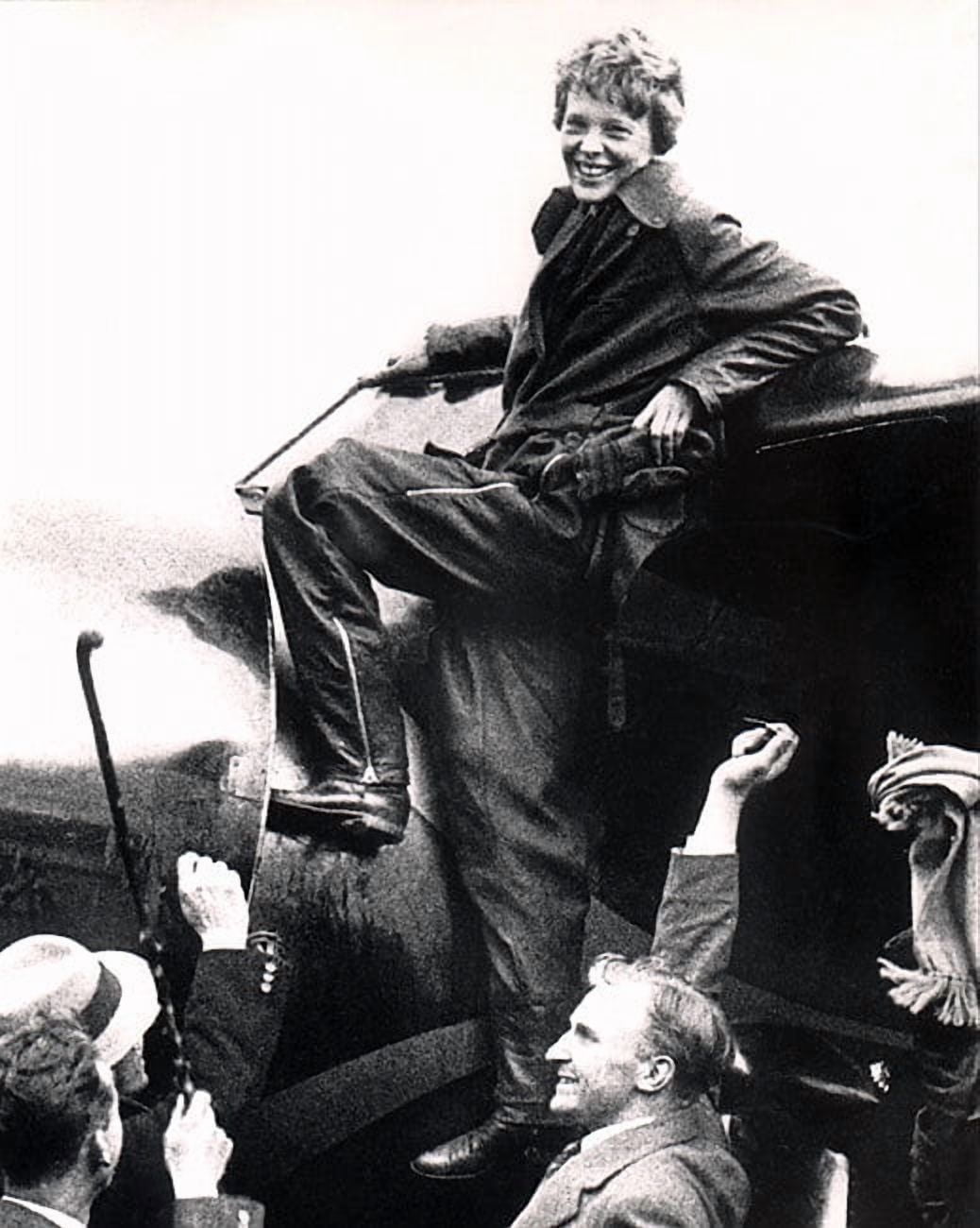 Amelia Earhart Lockheed 5B Vega North Ireland - 12x18 Inch Laminated ...