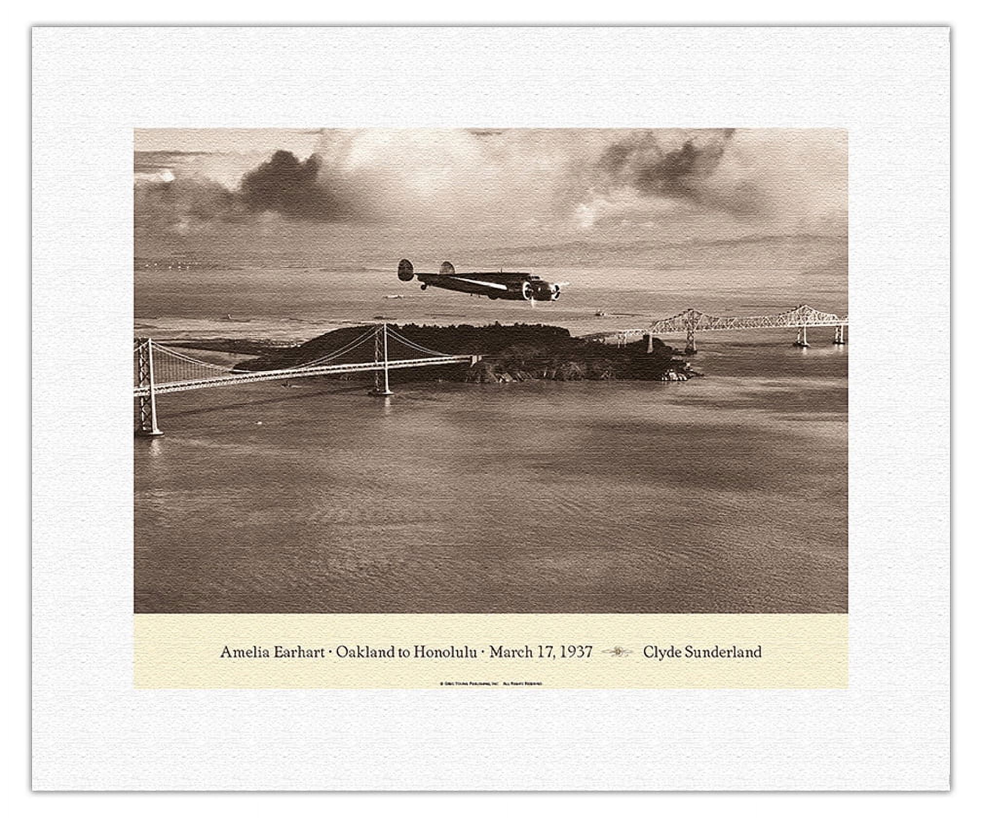 Amelia Earhart - Oakland California to Honolulu Hawaii - March 17 1937 ...