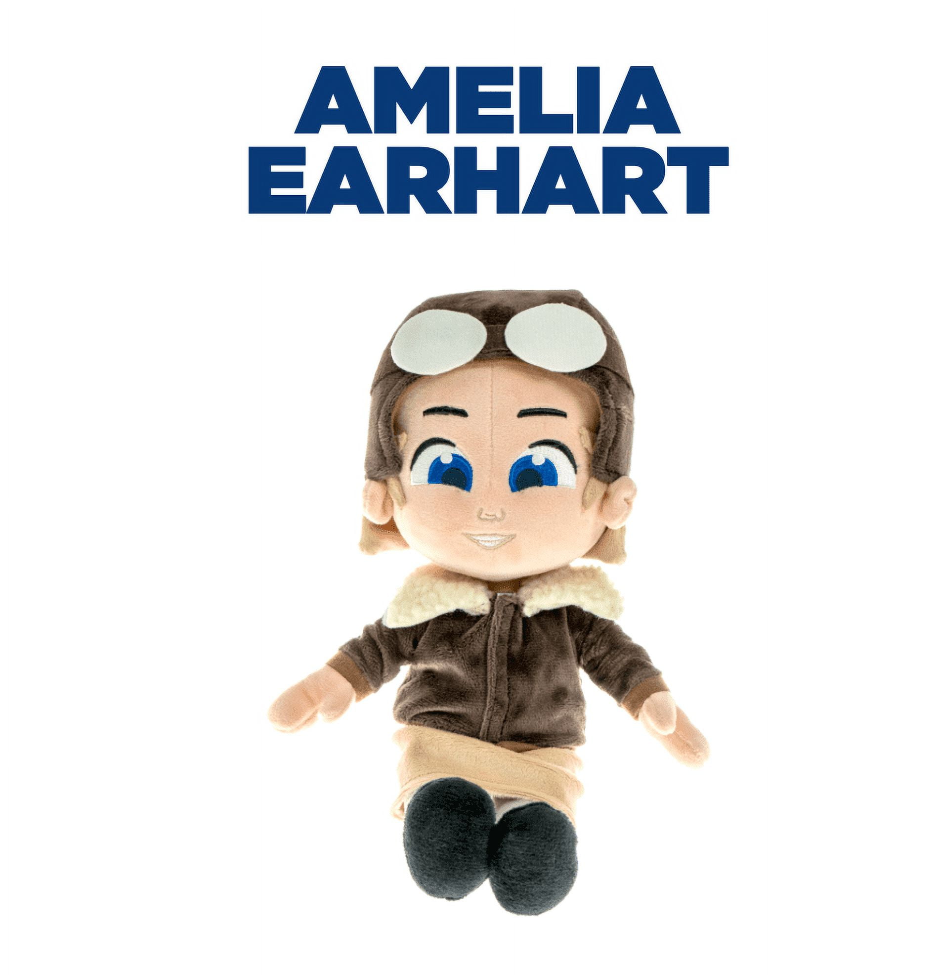 Walmart Exclusive: Amelia Earhart Interactive Plush Doll with Little ...