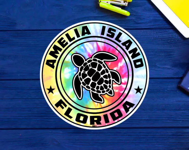 Amelia Island Florida Beach Sticker Decal Sticker Phone Decal Water ...