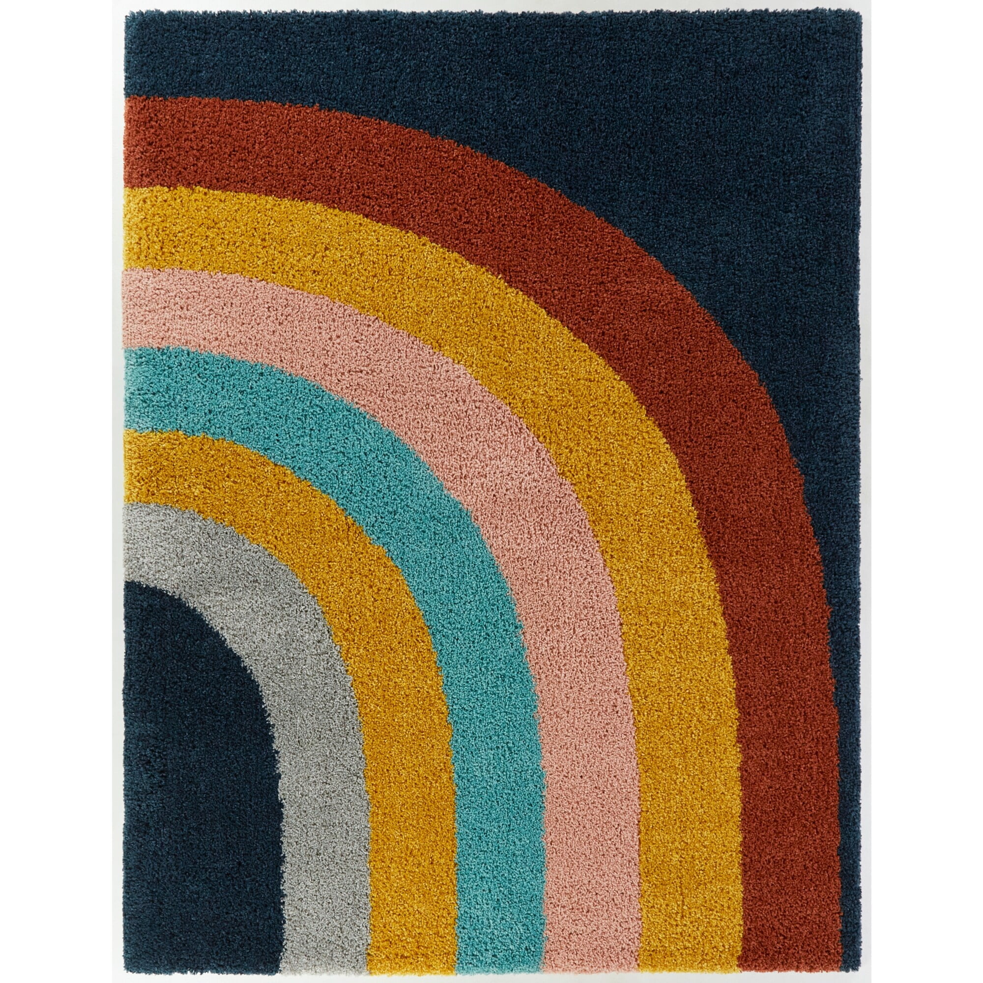 Amelia Rainbow Shag Area Rug - Walmart.com