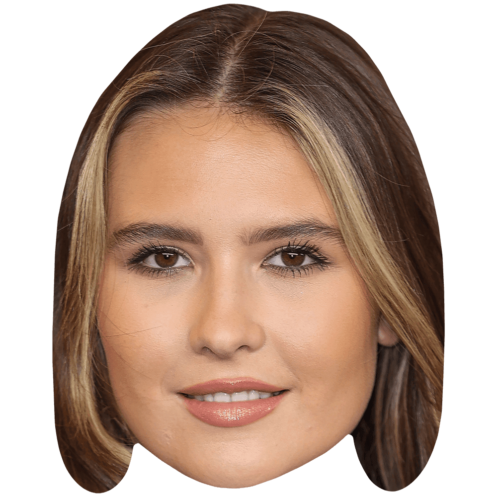 Amelia Webb (Smile) Celebrity Mask, Flat Card Face, Fancy Dress Mask ...