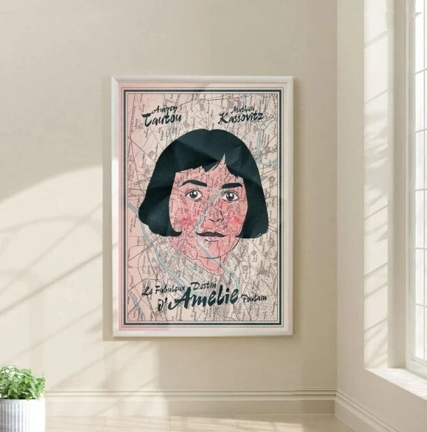 Amelie Movie Poster Film Print Wall Art For Living Room Bedroom 2 NO ...
