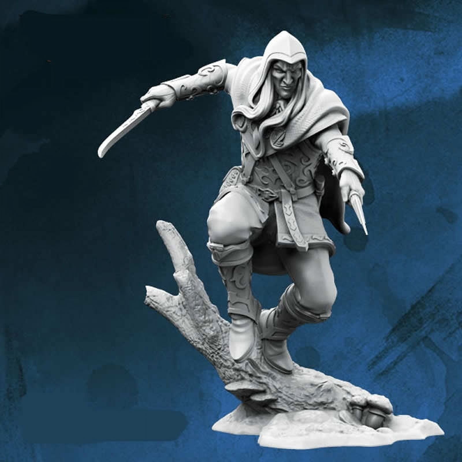Ameliriens Elf Assasin Figure Kit 28mm Heroic Scale Miniature Unpainted ...