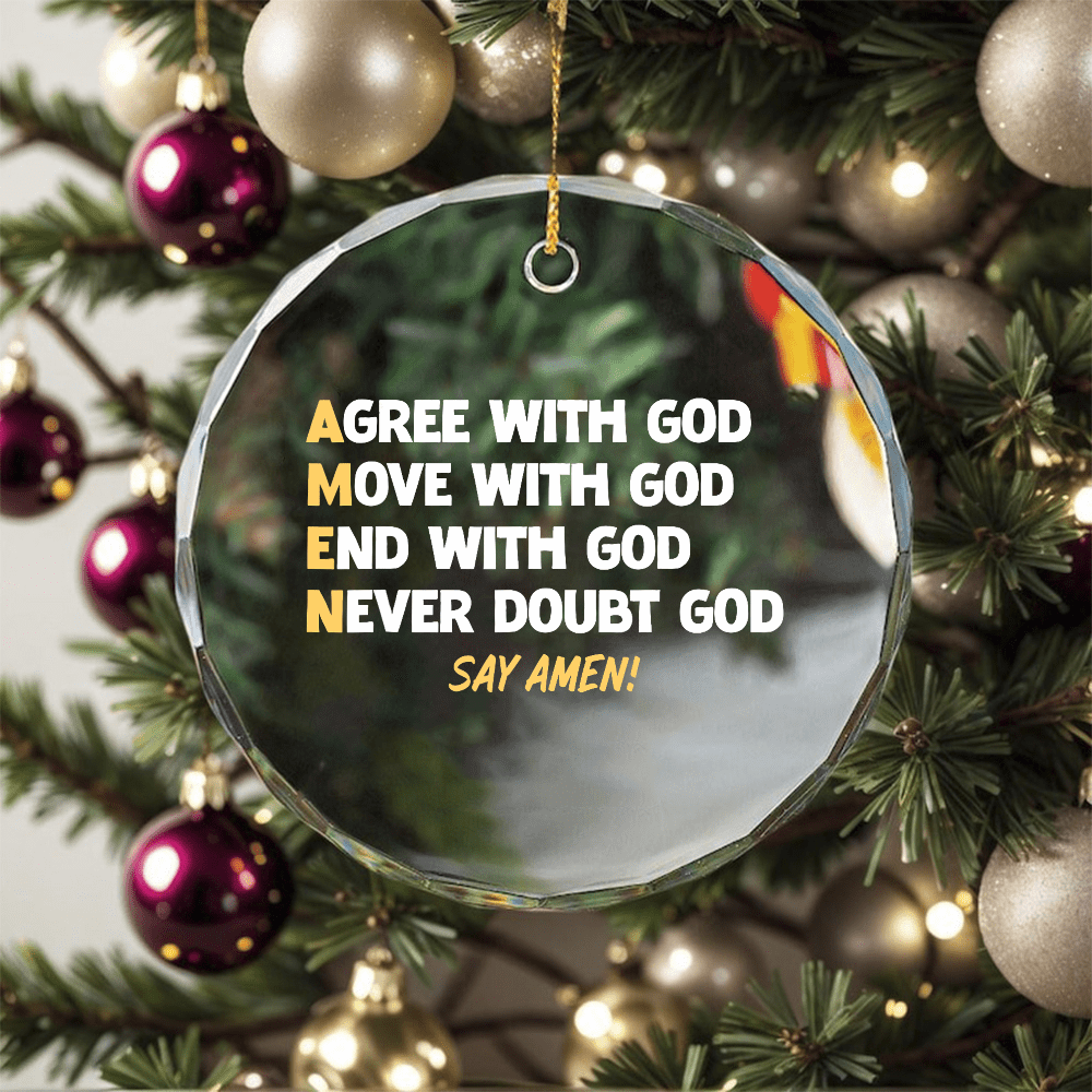 Amen Acronym Christian Faith Bible Verse Women Ornament, Home ...