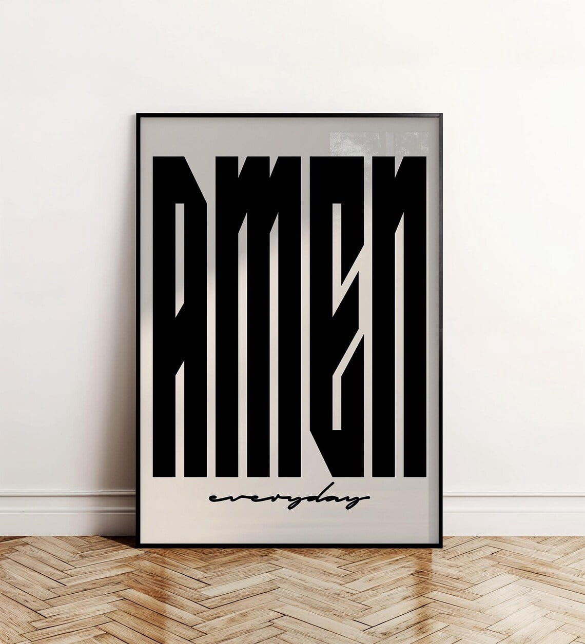 Amen Everyday Poster, Bible Verses, Christian Bible Print, Christianity ...