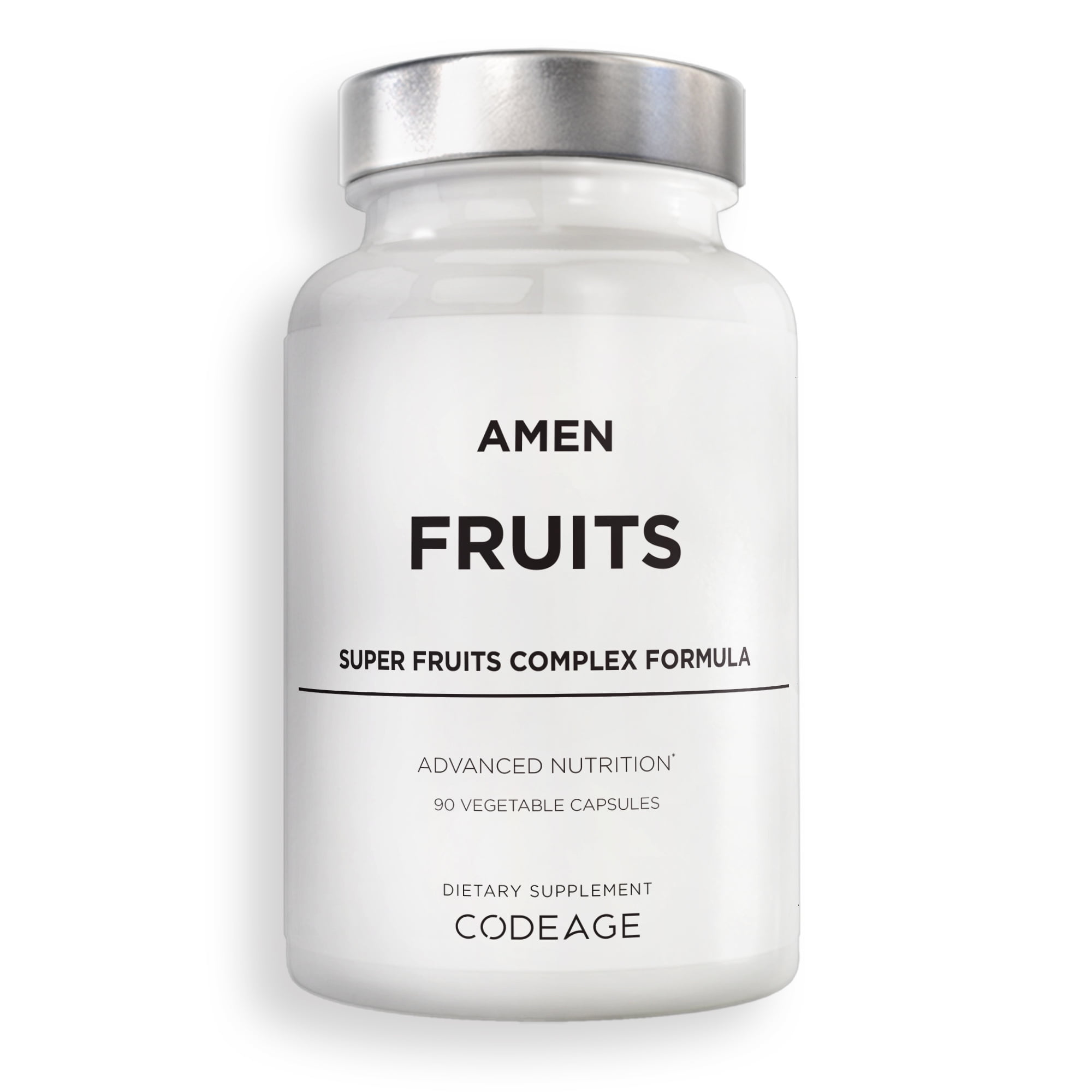 Amen Fruits, Vegan Raw Whole Fruits Multivitamin Capsules, Superfood ...