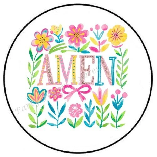 Amen Religious Stickers Party Favors Phone Decal Water Bottle Stickers ...