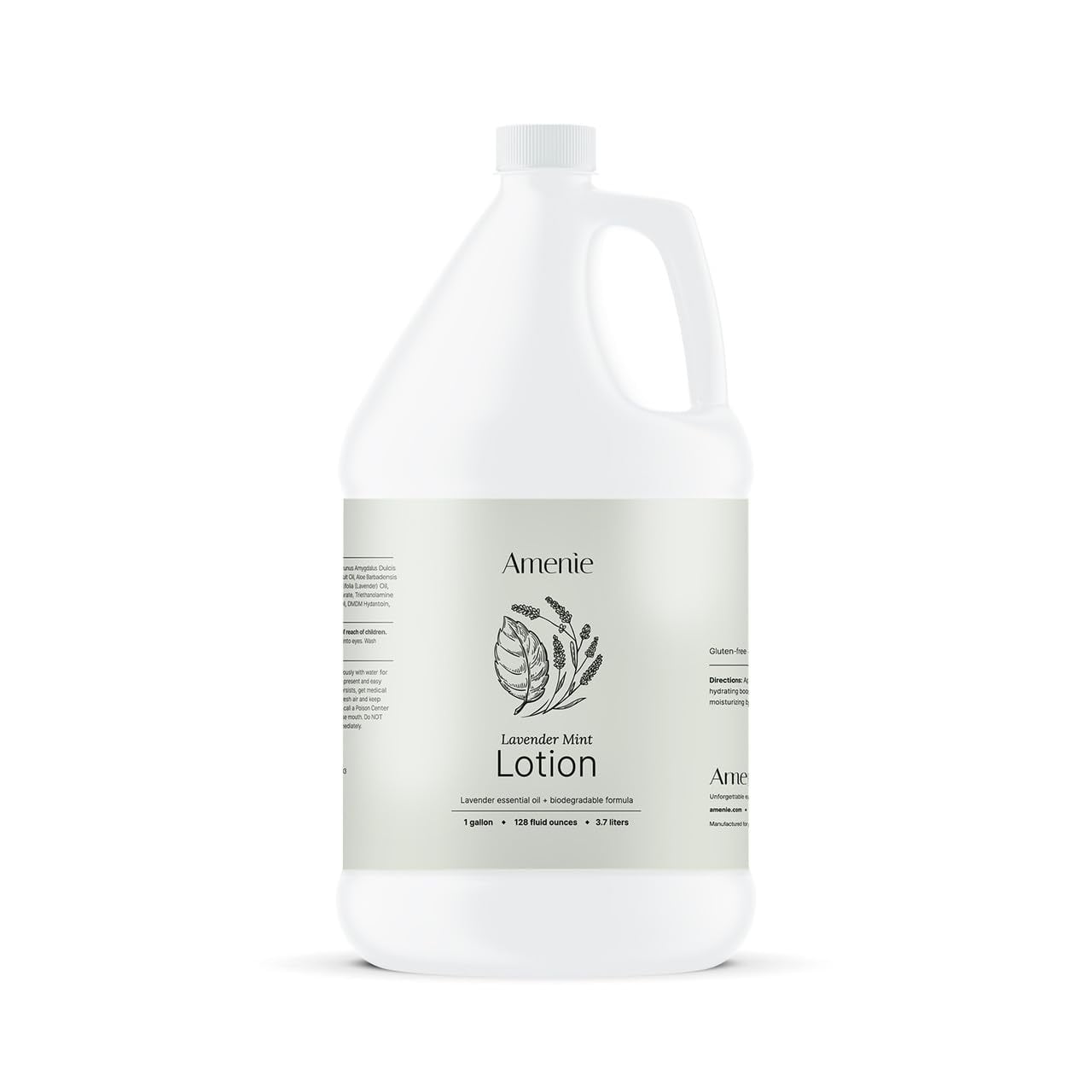 Amenie Lavender Mint Lotion DPF11 - 1 Gallon, Hydrating and ...