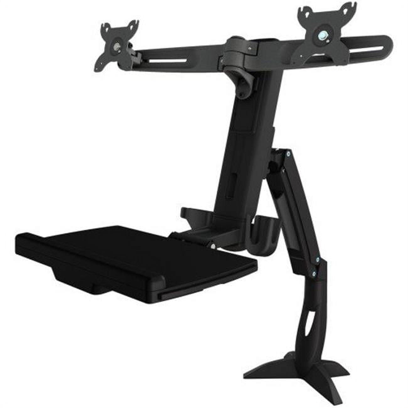 Amer AMR2ACWS Clamp Mount for 24" Flat Panel Display, Keyboard, Scanner ...