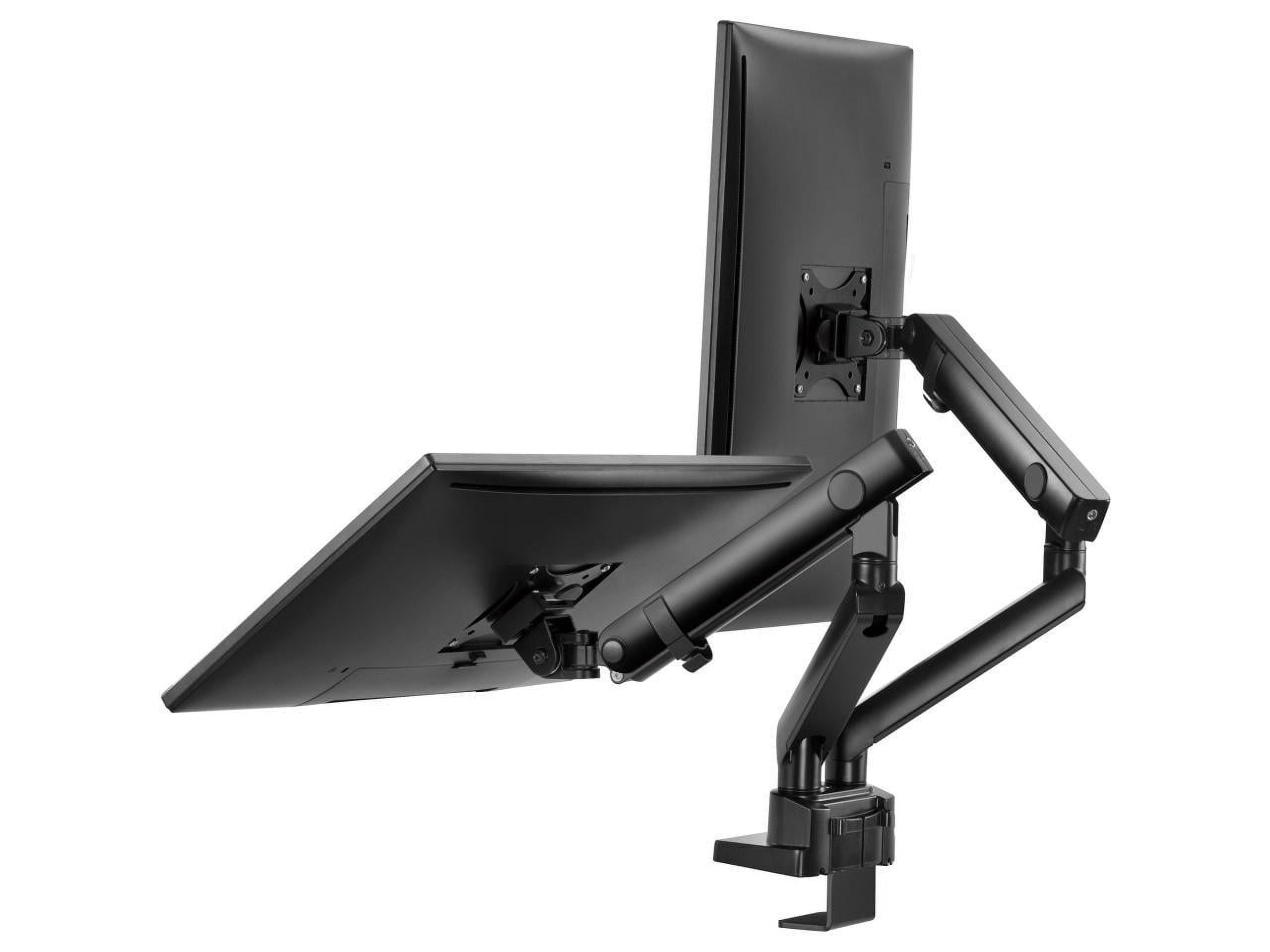 Amer Mounts HYDRA2B Dual Monitor Clamp Mount with Articulating Arms ...