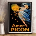 Amer Picon Vintage Food&Drink Poster - Bar Decor - Retro Poster - Cafe ...