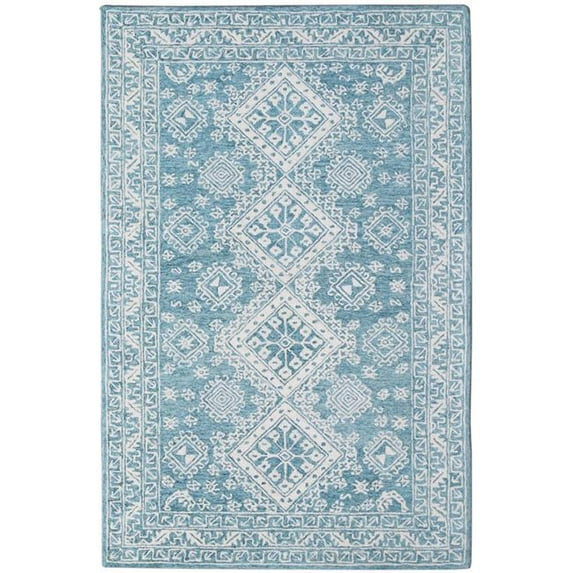 Boston BOS-64 Blue Transitional Rug 5' X 7 ' 6" - Walmart.com