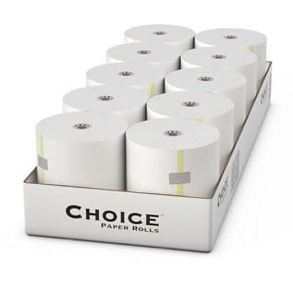 AmerCare 3 Inches x 90 Feet POS Tray Register Rolls, Carbonless, 2-Ply ...