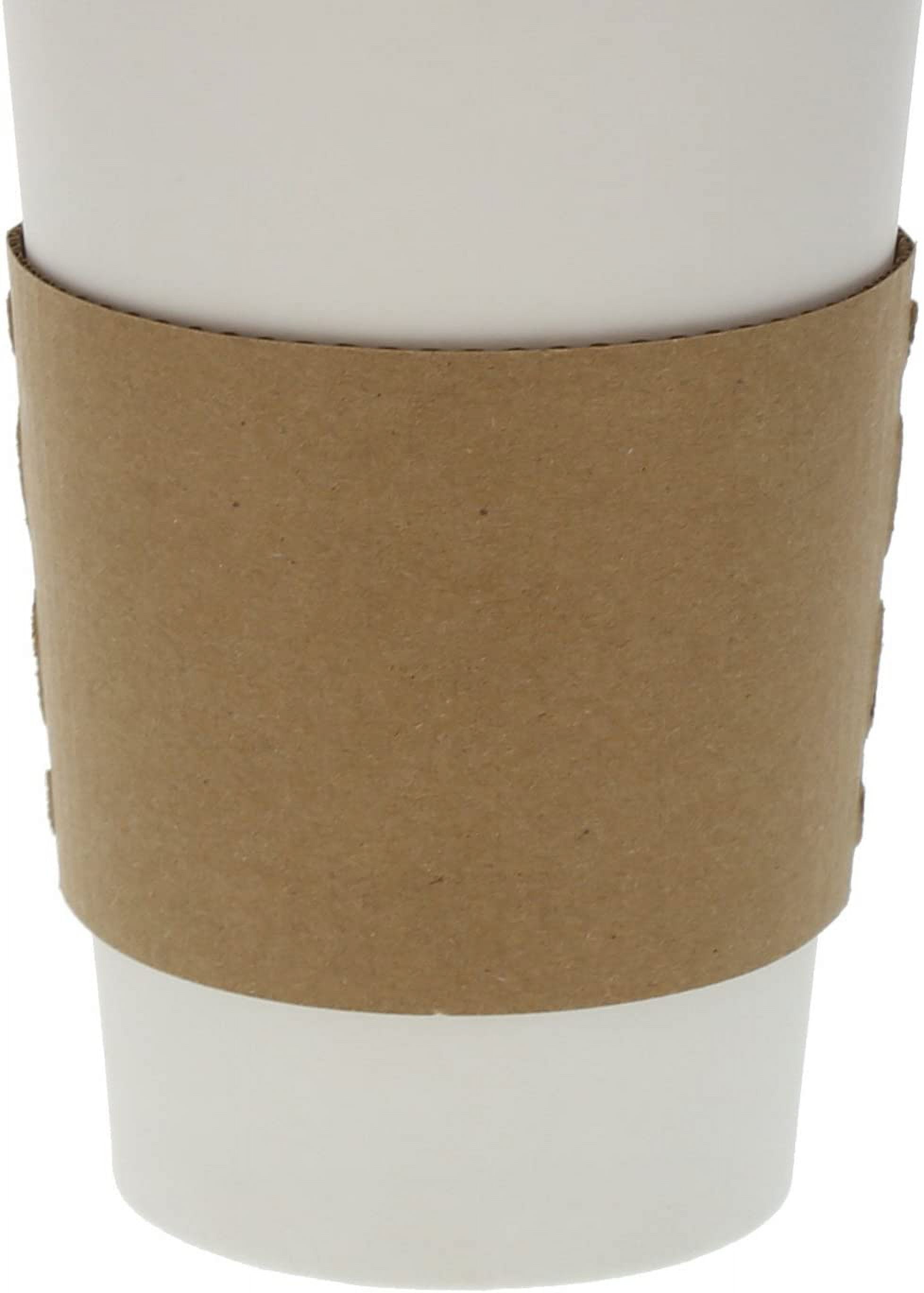 AmerCareRoyal Kraft Hot Cup Coffee Sleeves, Case of 1000-80% Recycled ...