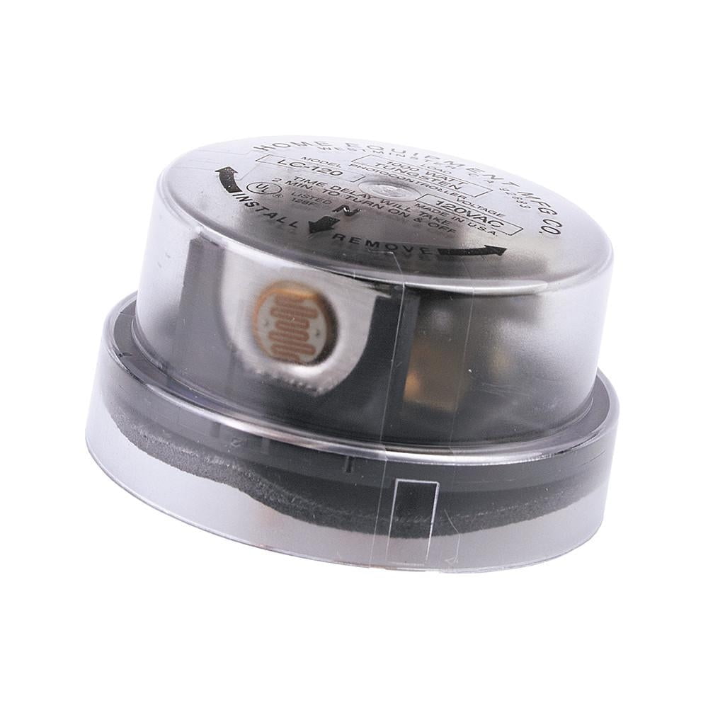 AmerTac LC120BC-4 Outdoor Dusk-To-Dawn Twist Lock Light Control, 1000 ...