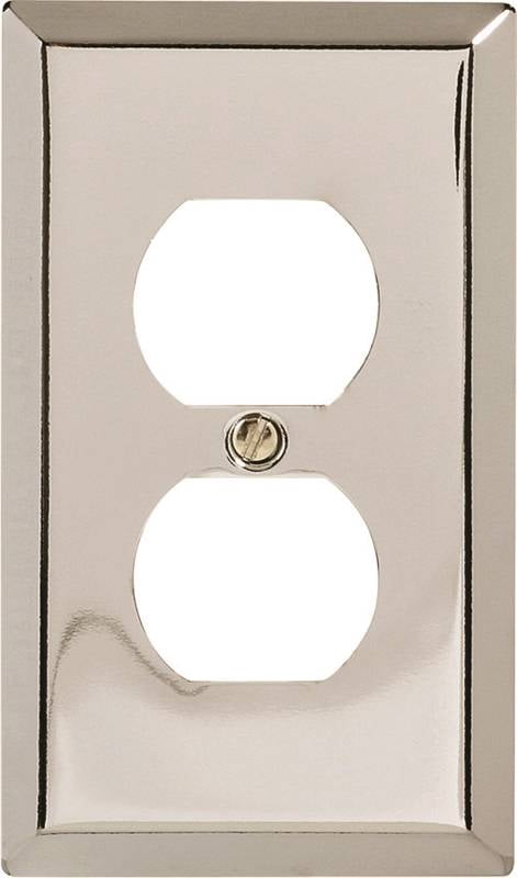 Amerelle 1-Gang Stamped Steel Outlet Wall Plate, Polished Chrome 161D ...
