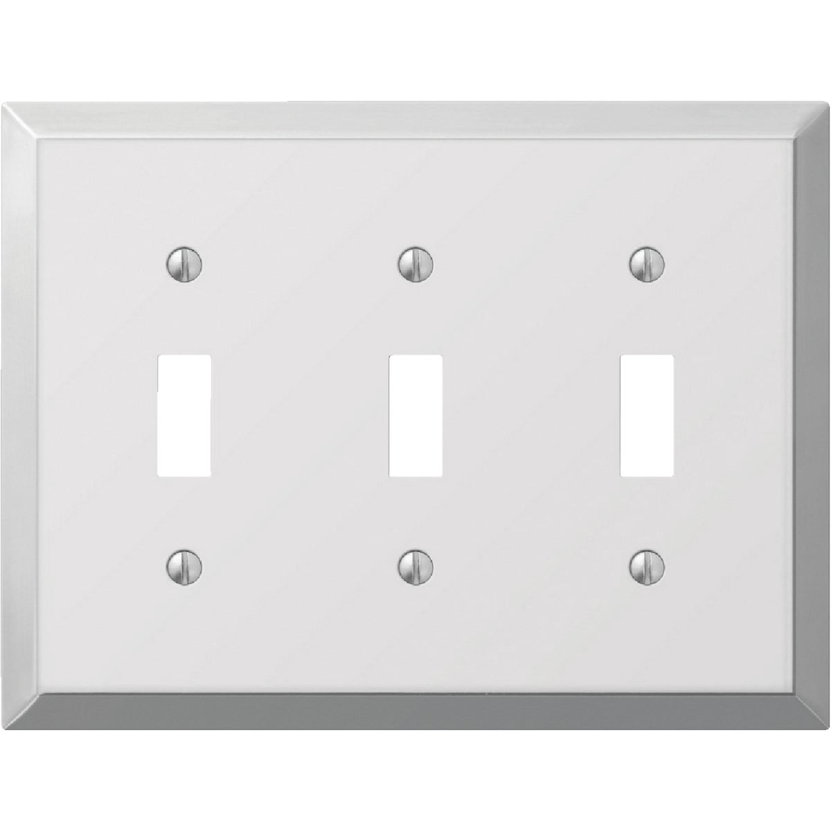 Amerelle Century Polished Chrome Electrical Triple Switch, 3 Gang ...