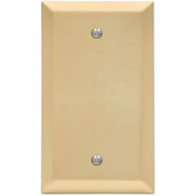 Amerelle 163BSB Moderne Wallplate 1 Blank Steel Polished Brass 1-Pack ...