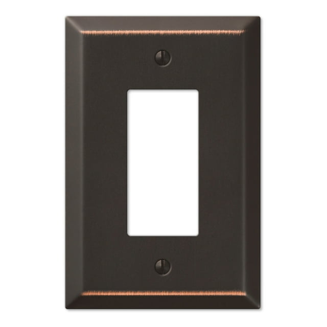 Amerelle 463RDB Oversized Wallplate, 1 Rocker, Steel, Aged Bronze, 1 ...